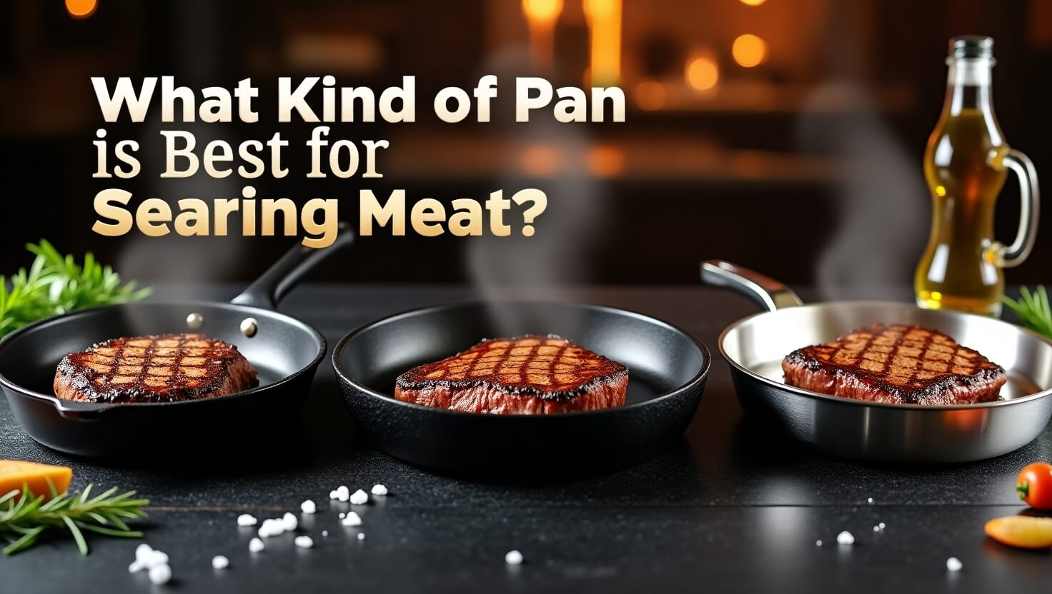 What Kind of Pan is Best for Searing Meat? - mykitchenhints.com