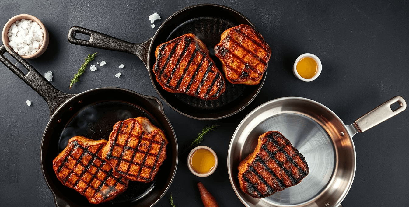 What Kind of Pan is Best for Searing Meat? - mykitchenhints.com