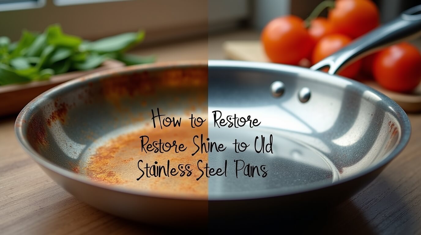 How to Restore Shine to Old Stainless Steel Pans - mykitchenhints.com